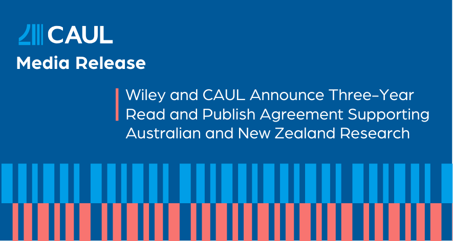 Wiley and CAUL announce three-year read and publish agreement ...